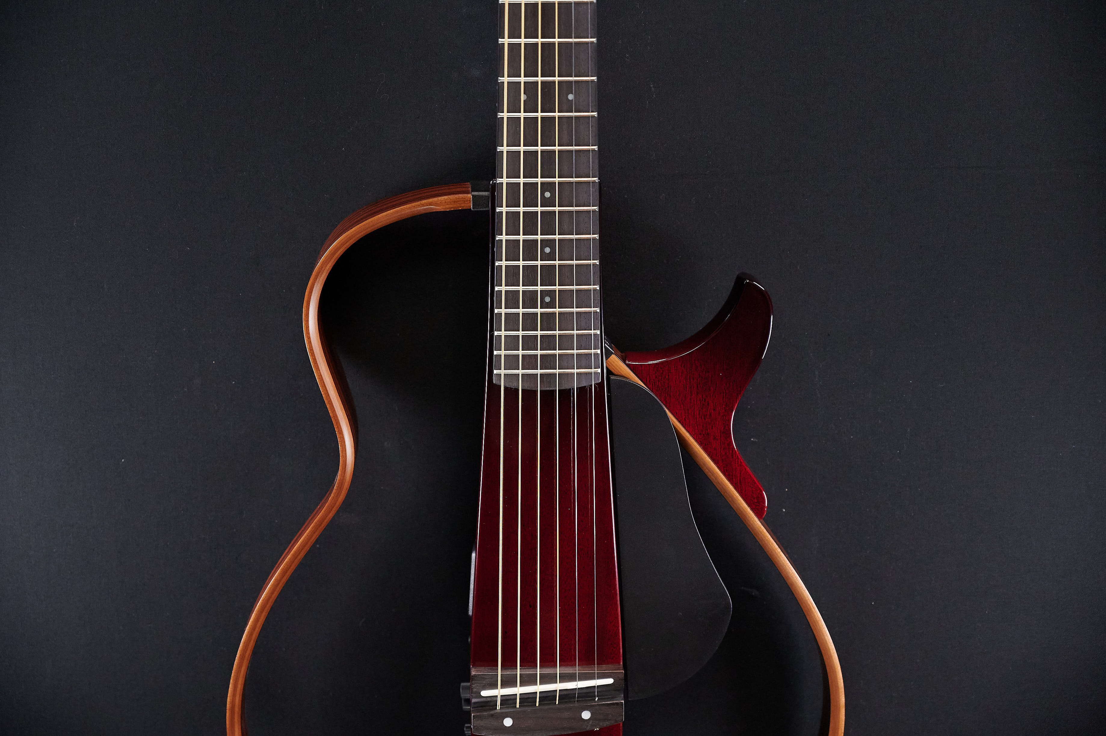 Yamaha Silent Guitar SLG200 S Crimson Red Burst Steel Strings