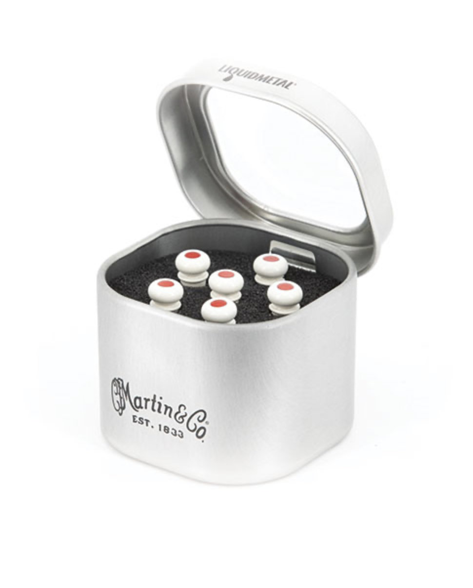 Martin Pin Set Red Dot Bone Color LUXE